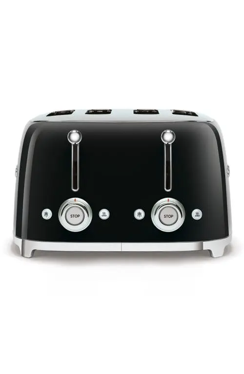 SMEG 50s Retro Style 4-slice Toaster - Black