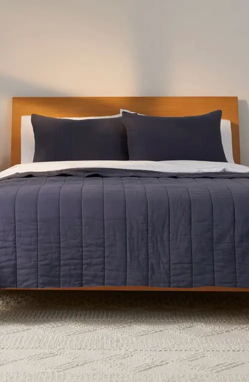 CASPER Everyday Quilted Shams - Indigo