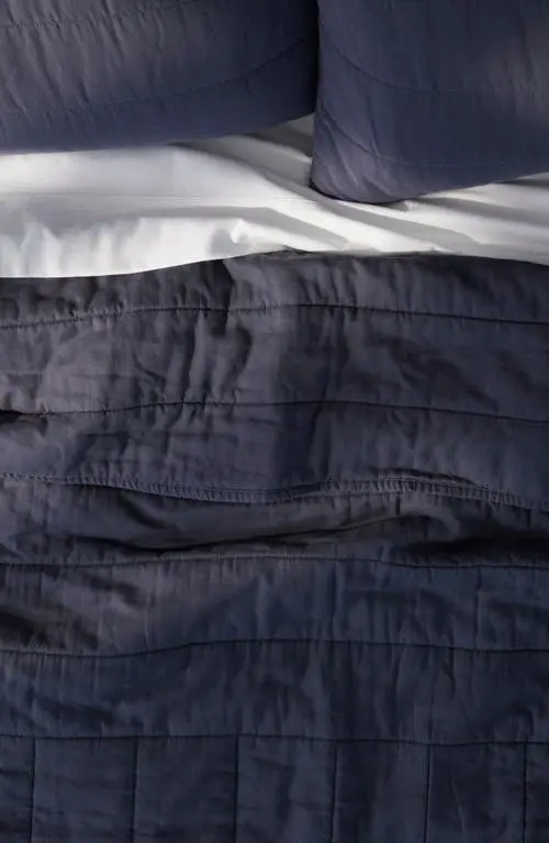 CASPER Everyday Quilted Shams - Indigo