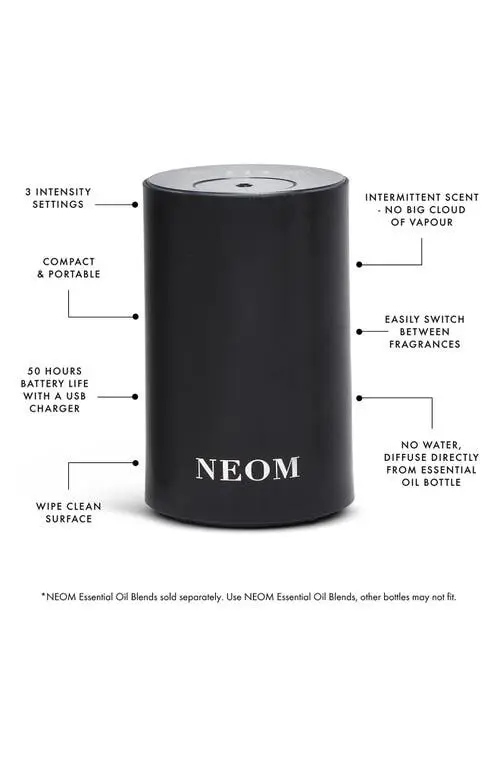NEOM WELLBEING Wellbeing Pod Mini Essential Oil Diffuser - Black