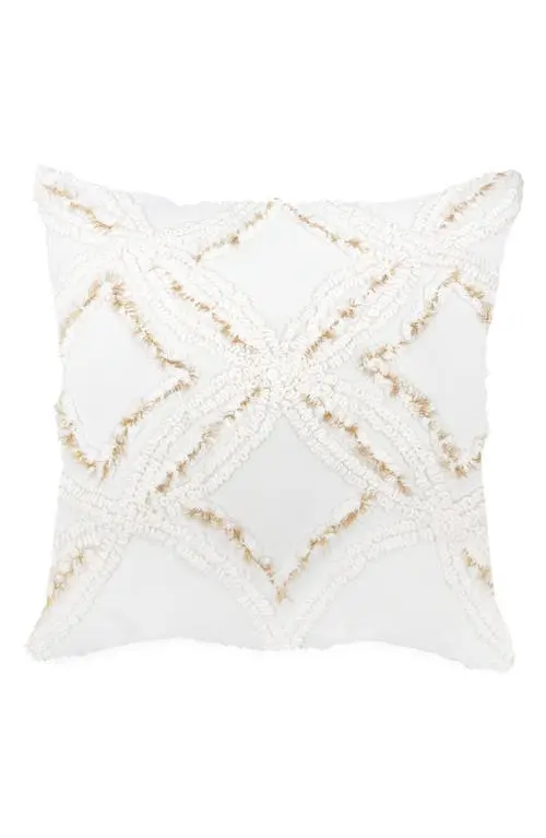 PERI HOME Metallic Chenille Pillow - Ivory