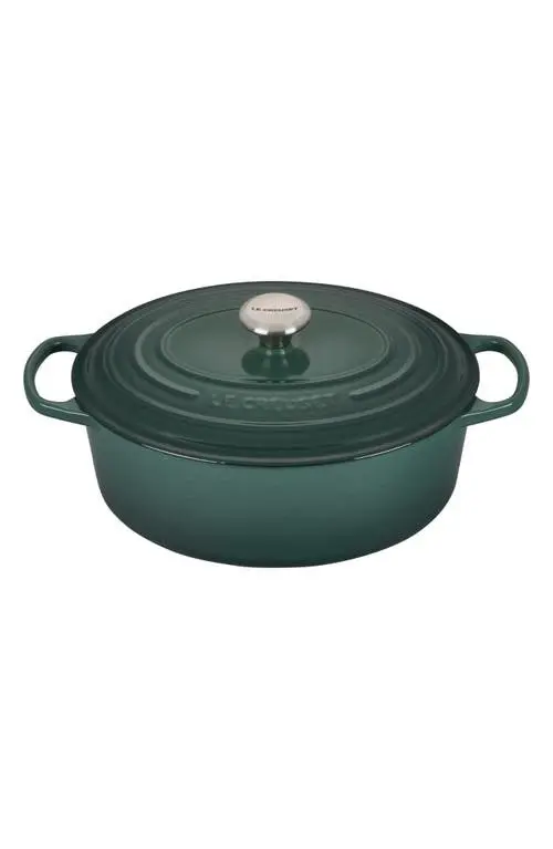 LE CREUSET Signature 6.75-quart Oval Enamel Cast Iron French/dutch Oven With Lid - Artichaut
