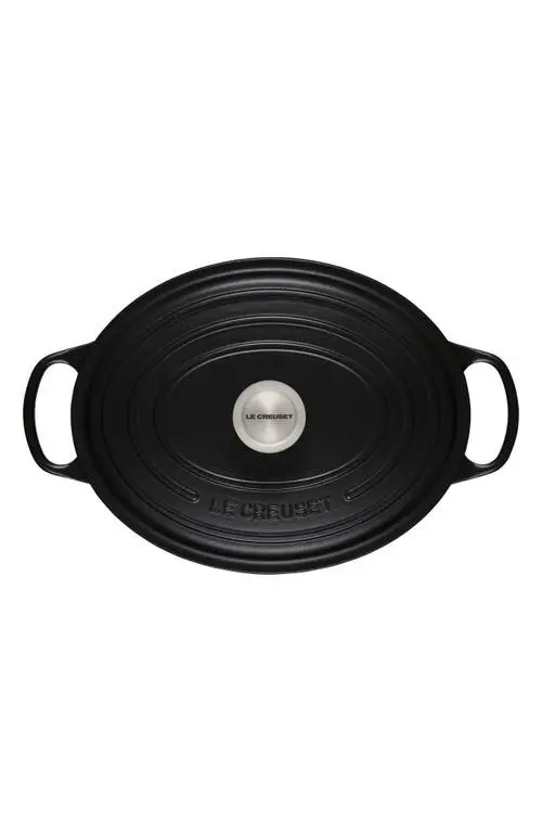 LE CREUSET Signature 6.75-quart Oval Enamel Cast Iron French/dutch Oven With Lid