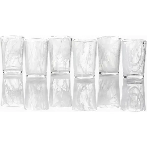 FORTESSA Swirl Set Of 6 Highball Glasses - Clear