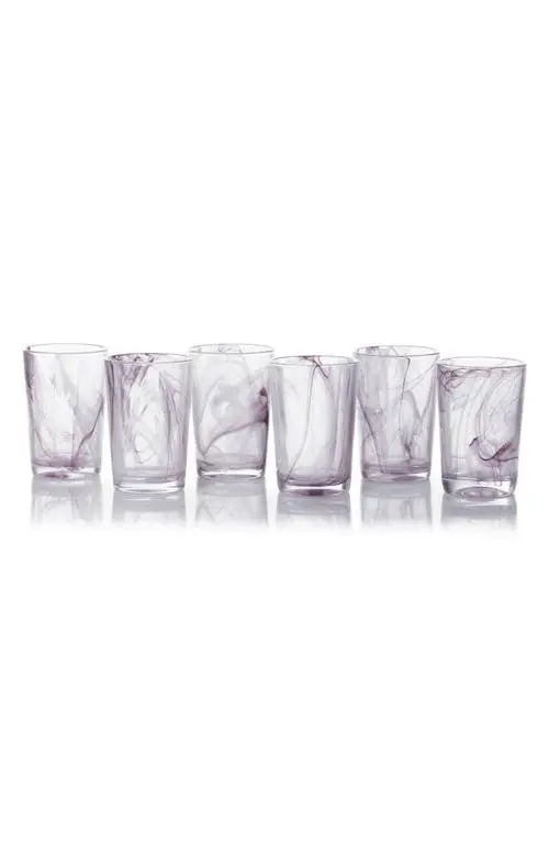 FORTESSA Swirl Set Of 6 Highball Glasses