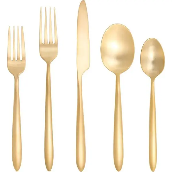 FORTESSA Velo 20-piece Flatware Set - Gold