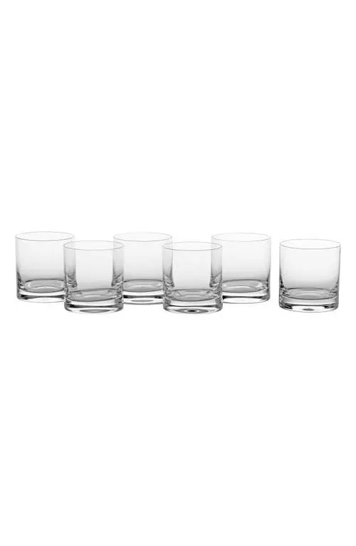 SCHOTT ZWIESEL Paris Set Of 6 Iceberg Double Old Fashioned Glasses - Clear