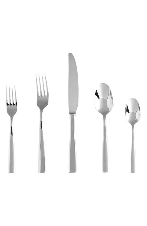 FORTESSA Lucca 20-piece Flatware Set - Silver