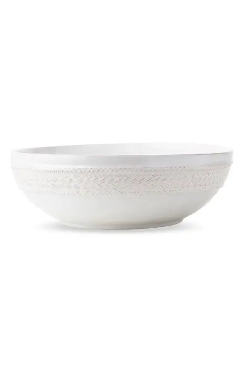 JULISKA Le Panier Round Ceramic Serving Bowl - Whitewash