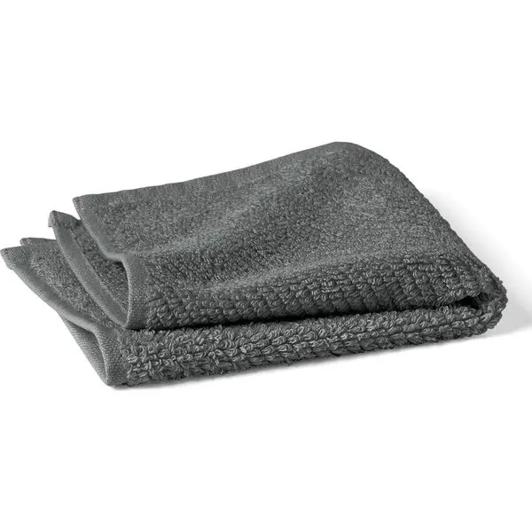 COYUCHI Air Weight® Set Of 6 Organic Cotton Washcloths - Shadow