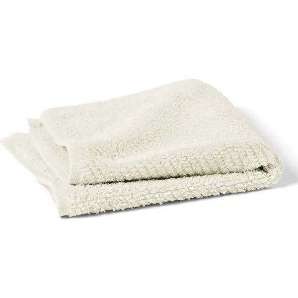COYUCHI Air Weight® Set Of 6 Organic Cotton Washcloths - Undyed