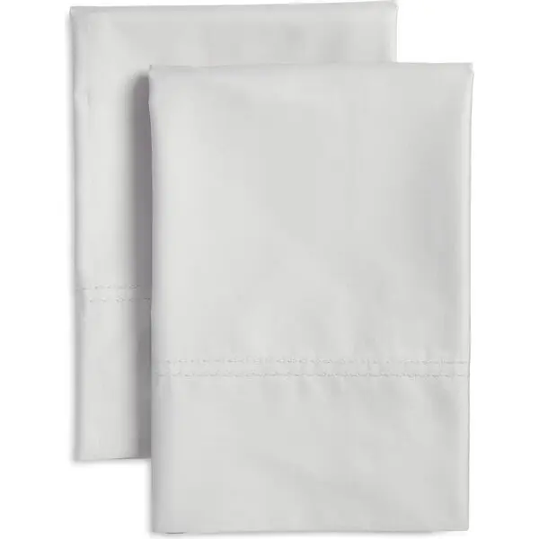 Nordstrom 400 Thread Count Organic Cotton Pillowcases - Grey Vapor
