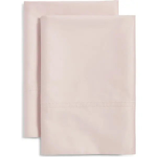 Nordstrom 400 Thread Count Organic Cotton Pillowcases - Pink Sepia