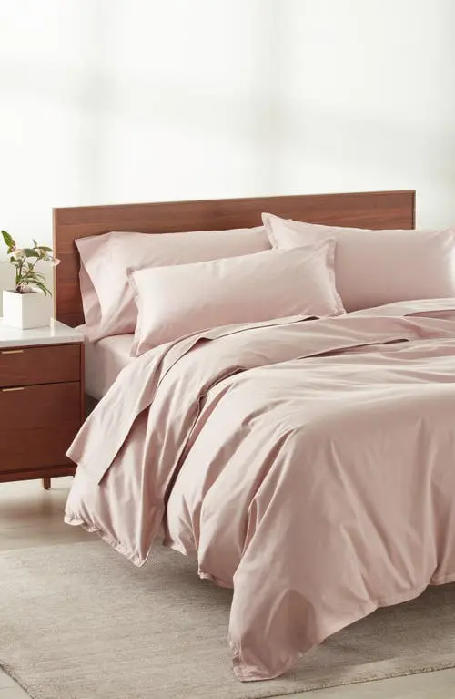 Nordstrom 400 Thread Count Organic Cotton Pillowcases - Pink Sepia