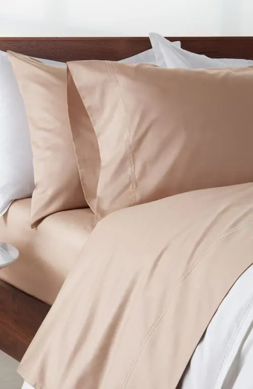 Nordstrom 400 Thread Count Organic Cotton Pillowcases - Tan Thread