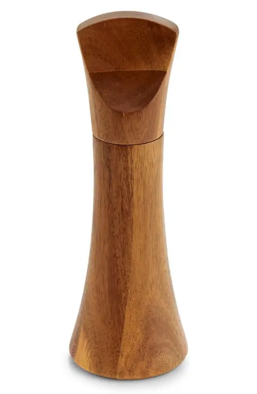 NAMBE Contour Acacia Wood Pepper Mill - Brown