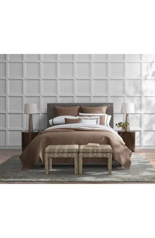 MATOUK Basket Weave Quilt - White