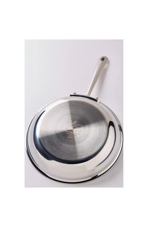 ALL-CLAD D3 10-inch Stainless Steel Fry Pan - Silver