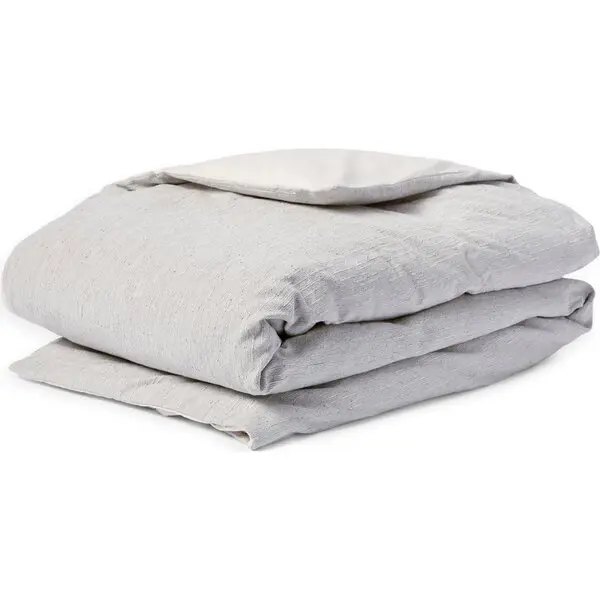 COYUCHI Toro Canyon Organic Cotton Duvet Cover - Sterling