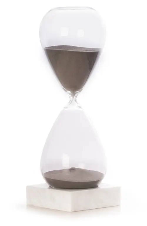 BEY-BERK 90-minute Hourglass Sand Timer - Grey