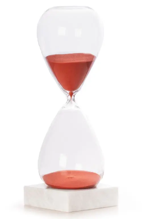 BEY-BERK 90-minute Hourglass Sand Timer - Red
