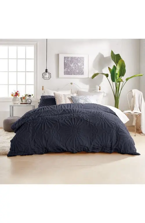 PERI HOME Chenille Medallion Comforter & Sham Set - Indigo
