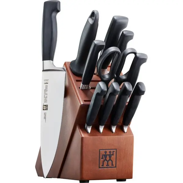 ZWILLING Four Star 12-piece Knife Block Set - Stainless Steel