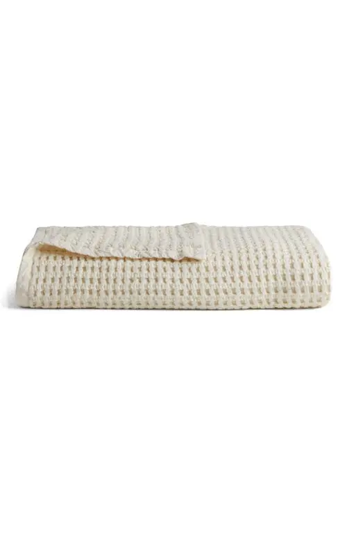 PARACHUTE Waffle Cotton Throw Blanket - Cream