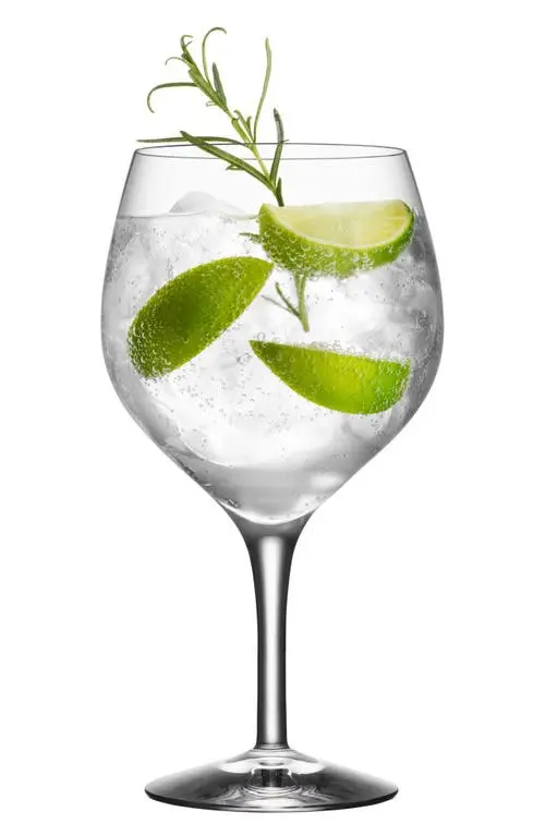 ORREFORS Set Of 4 Crystal Gin & Tonic Glasses