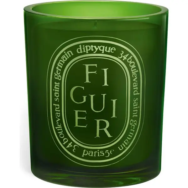 DIPTYQUE Figuier Medium Scented Candle - Green Vessel