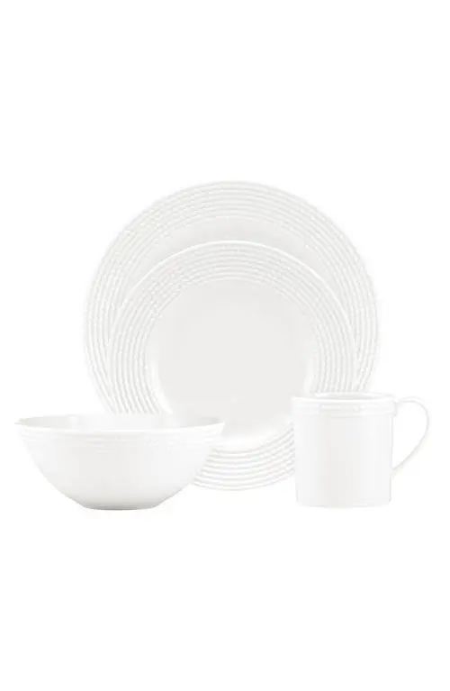 Kate Spade New York Wickford' 4-piece Dinnerware Place Setting