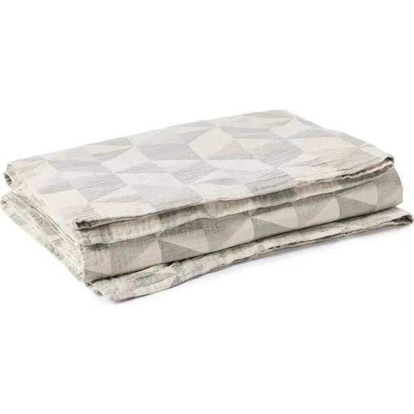 COYUCHI Pismo Organic Cotton Blanket - Cypress