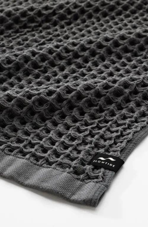 SLOWTIDE Guild Bath Towel - Charcoal