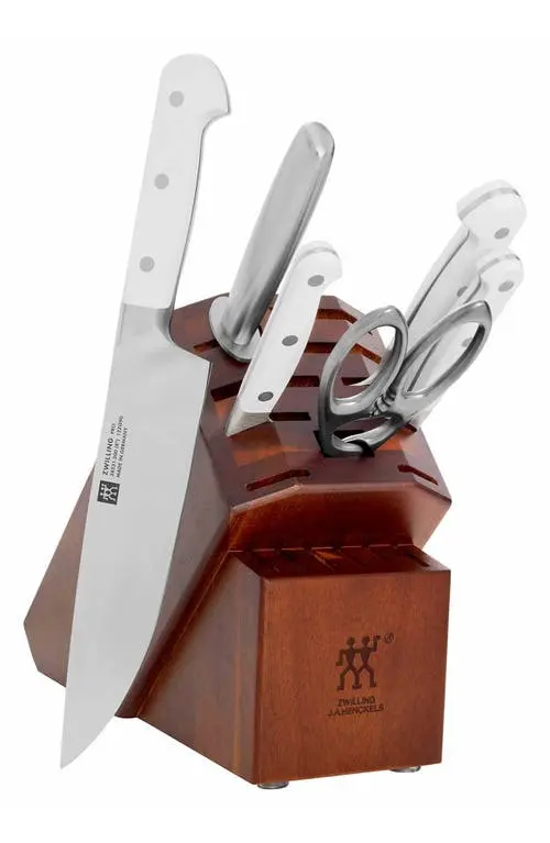 ZWILLING Pro Le Blanc 7-piece Knife Block Set