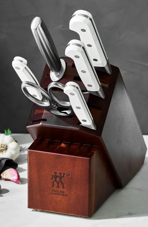 ZWILLING Pro Le Blanc 7-piece Knife Block Set
