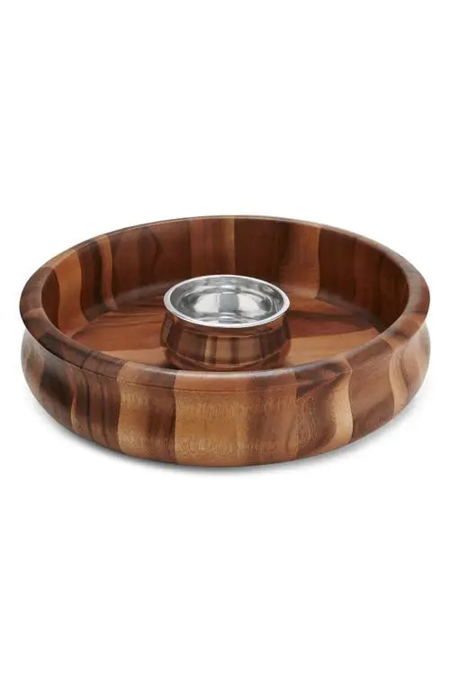 NAMBE Nara Chip & Dip Server - Brown