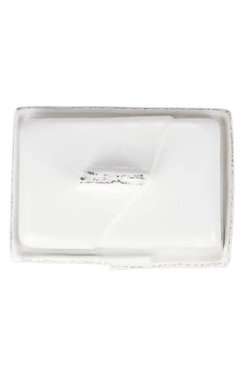 VIETRI Lastra Butter Dish
