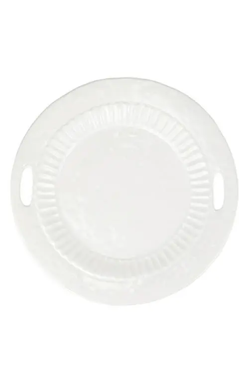 VIETRI Pietra Handled Round Tray