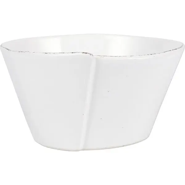 VIETRI Lastra Stacking Bowl - White