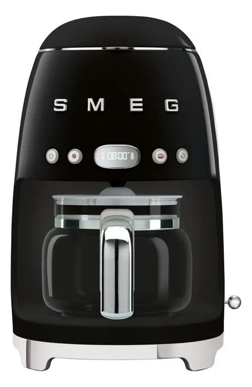SMEG 50s Retro Style 10-cup Drip Coffeemaker - Black