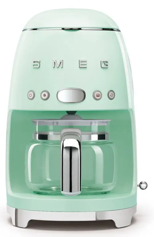 SMEG 50s Retro Style 10-cup Drip Coffeemaker - Green