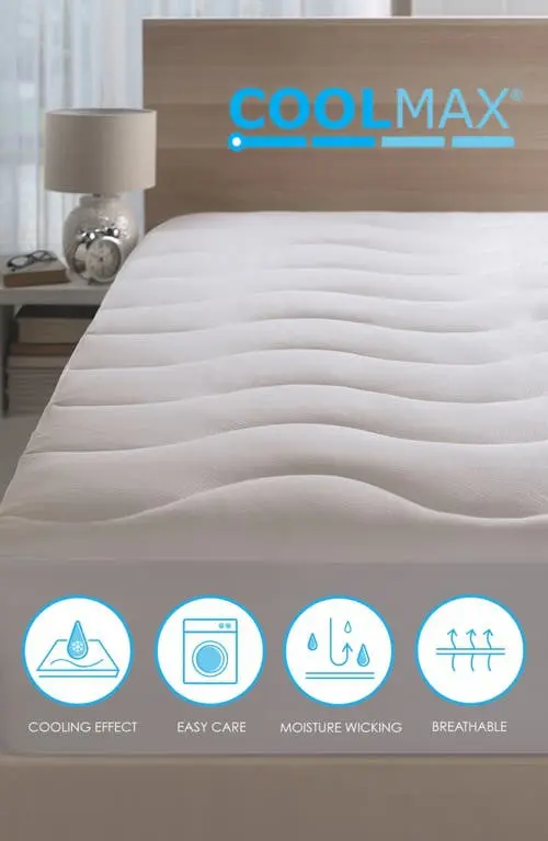ALLIED HOME Coolmax® Cooling Mattress Pad