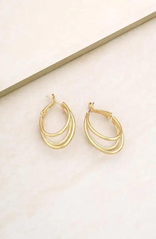 Ettika Triple Hoop Earrings