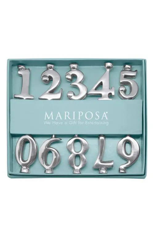 MARIPOSA Number Candleholder Set