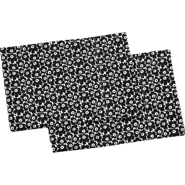 Marimekko Pikkuinen Unikko 2-pack Shams - Black
