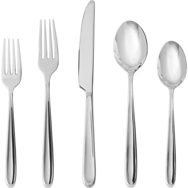 FORTESSA Scoop 20-piece Place Setting - Silver