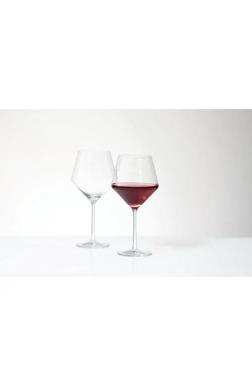 SCHOTT ZWIESEL Pure Set Of 6 Burgundy Wine Glasses
