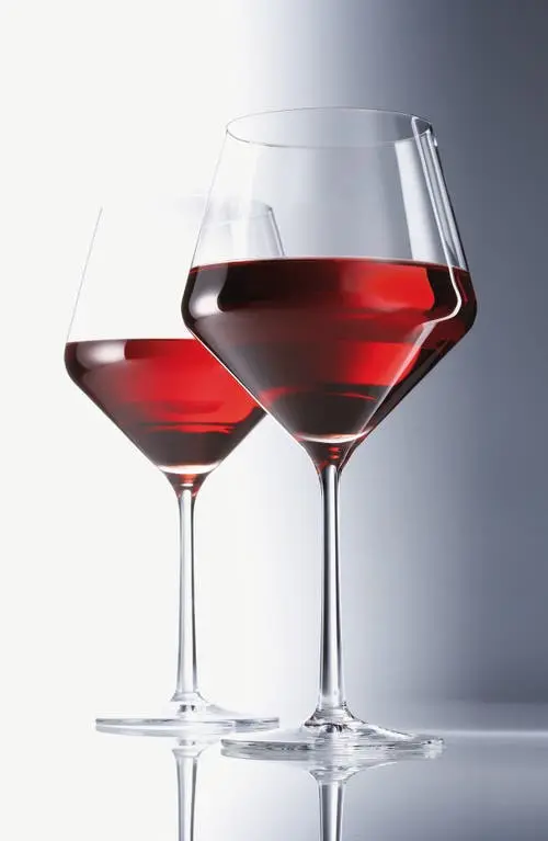 SCHOTT ZWIESEL Pure Set Of 6 Burgundy Wine Glasses
