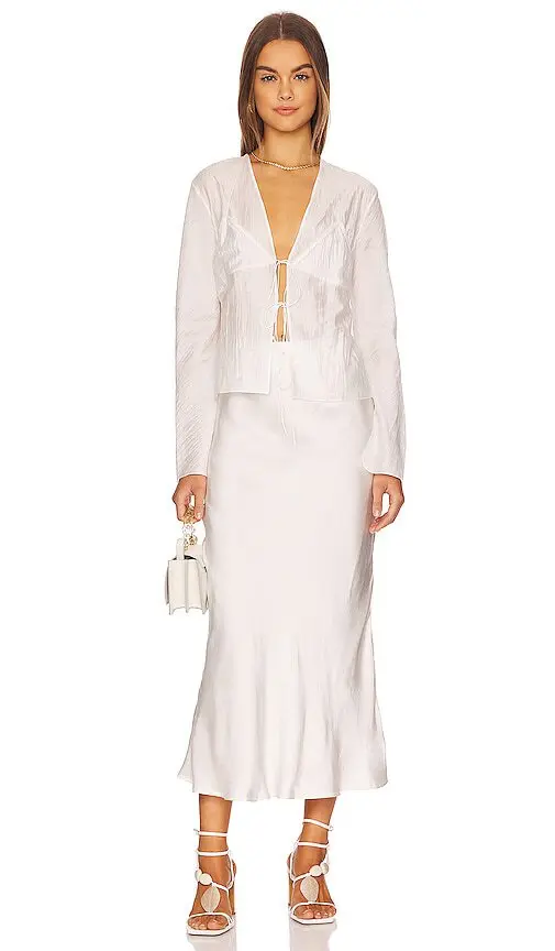 Bardot Azzura Satin Skirt
