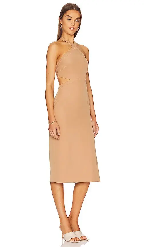 Bardot Amara Halter Midi Dress